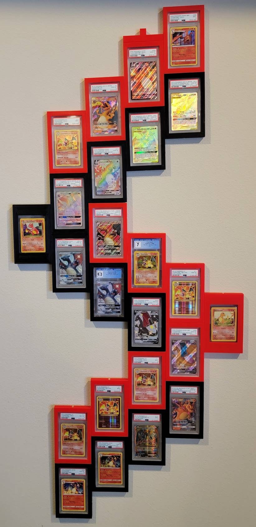 Trading Card Display Custom, Modular, Graded PSA CGC, Toploaders - Etsy