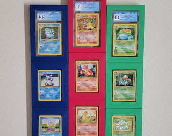 Trading Card Display Custom, Modular, Graded PSA CGC, Toploaders - Etsy