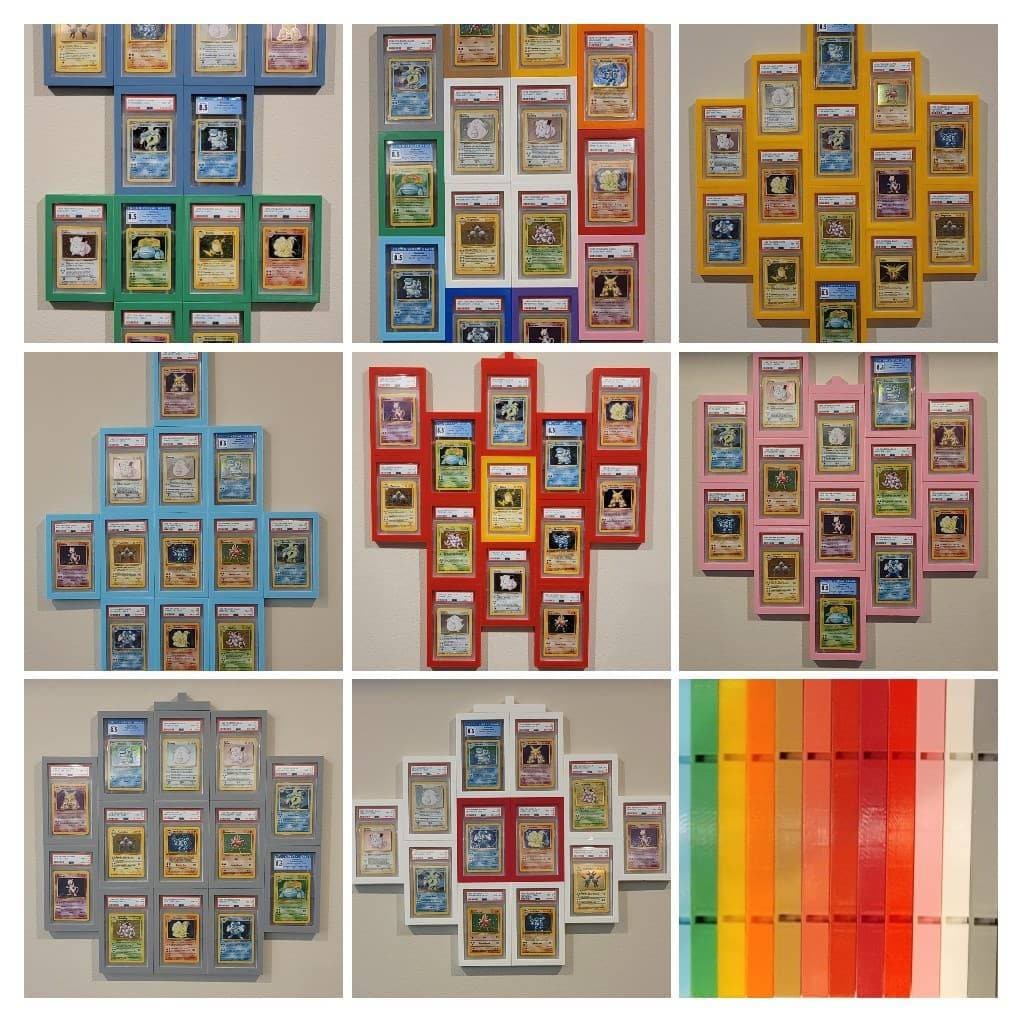 Trading Card Display Custom, Modular, Graded PSA CGC, Toploaders - Etsy