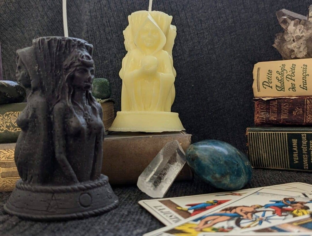 Hecate, the Triple Goddess, Candle - Etsy