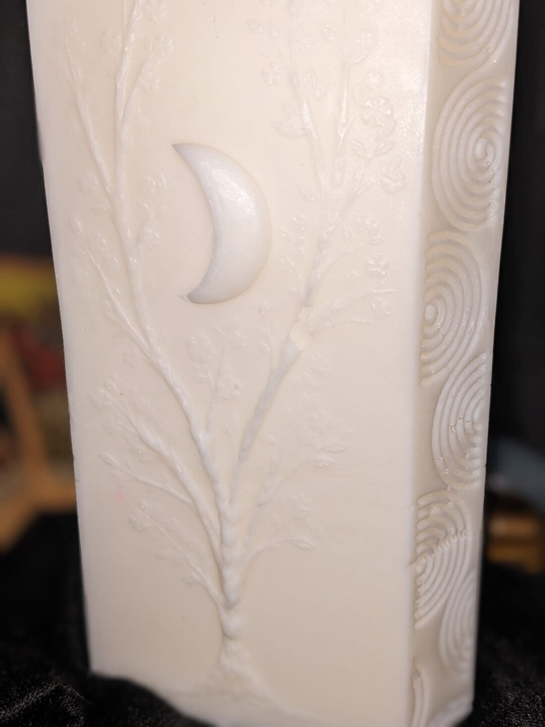 Large Moon Phases & Tree of Life Candle - Etsy