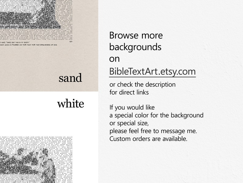 The Last Supper Text Art From Bible Verses Matthew 26 - Etsy