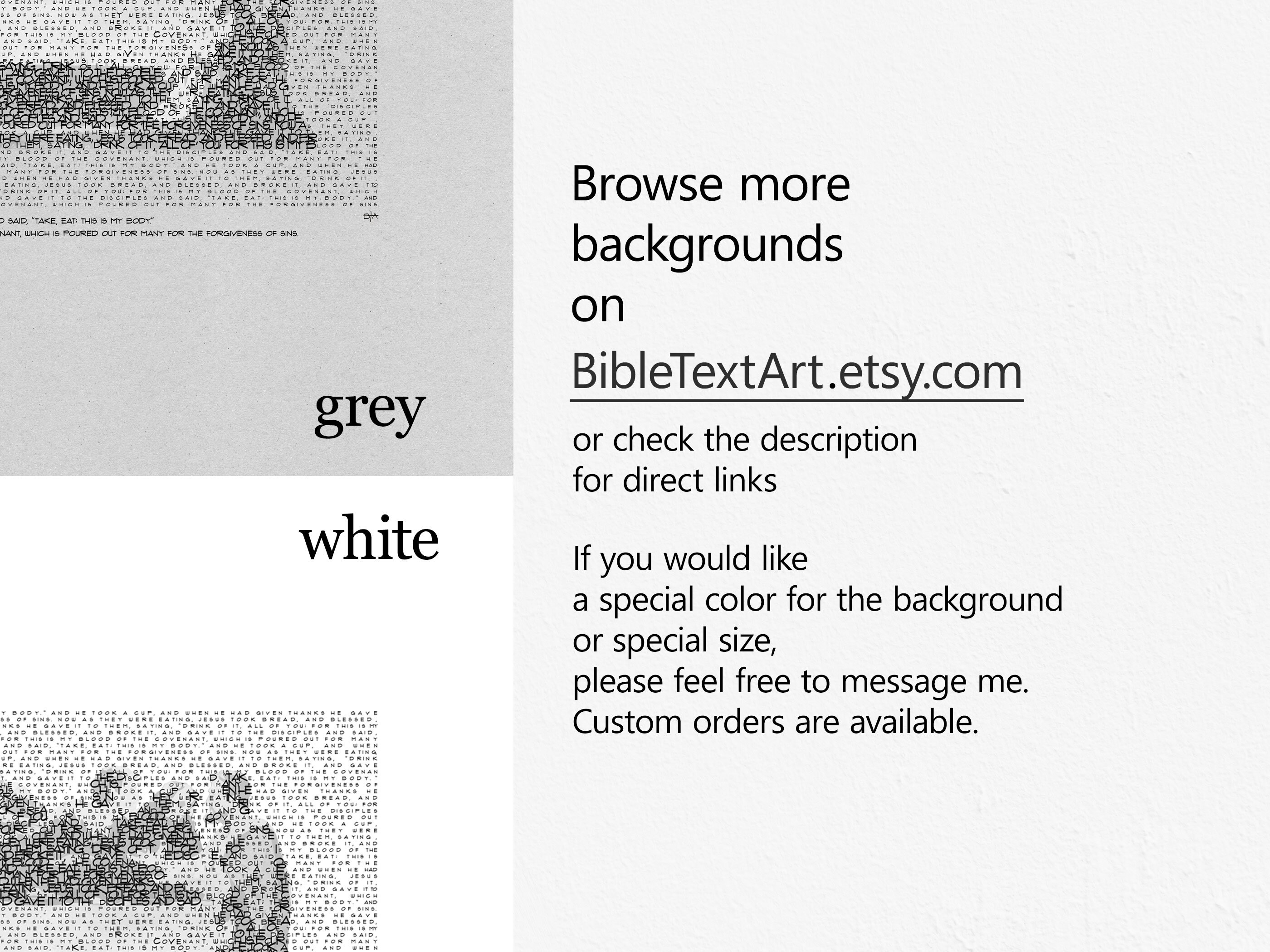 The Last Supper - Word Art From Bible Verses - Matthew 26 | SAND ...