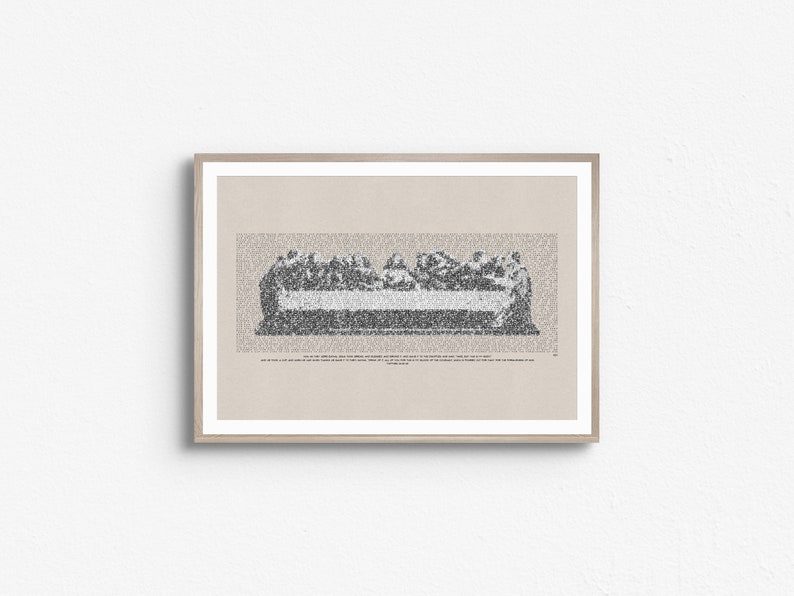 The Last Supper - Word Art From Bible Verses - Matthew 26 | SAND ...