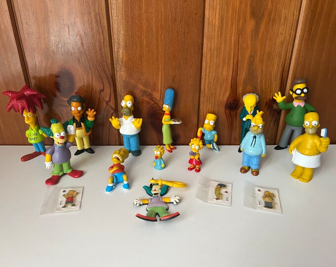The Simpsons PVC Figures 1990. - Etsy