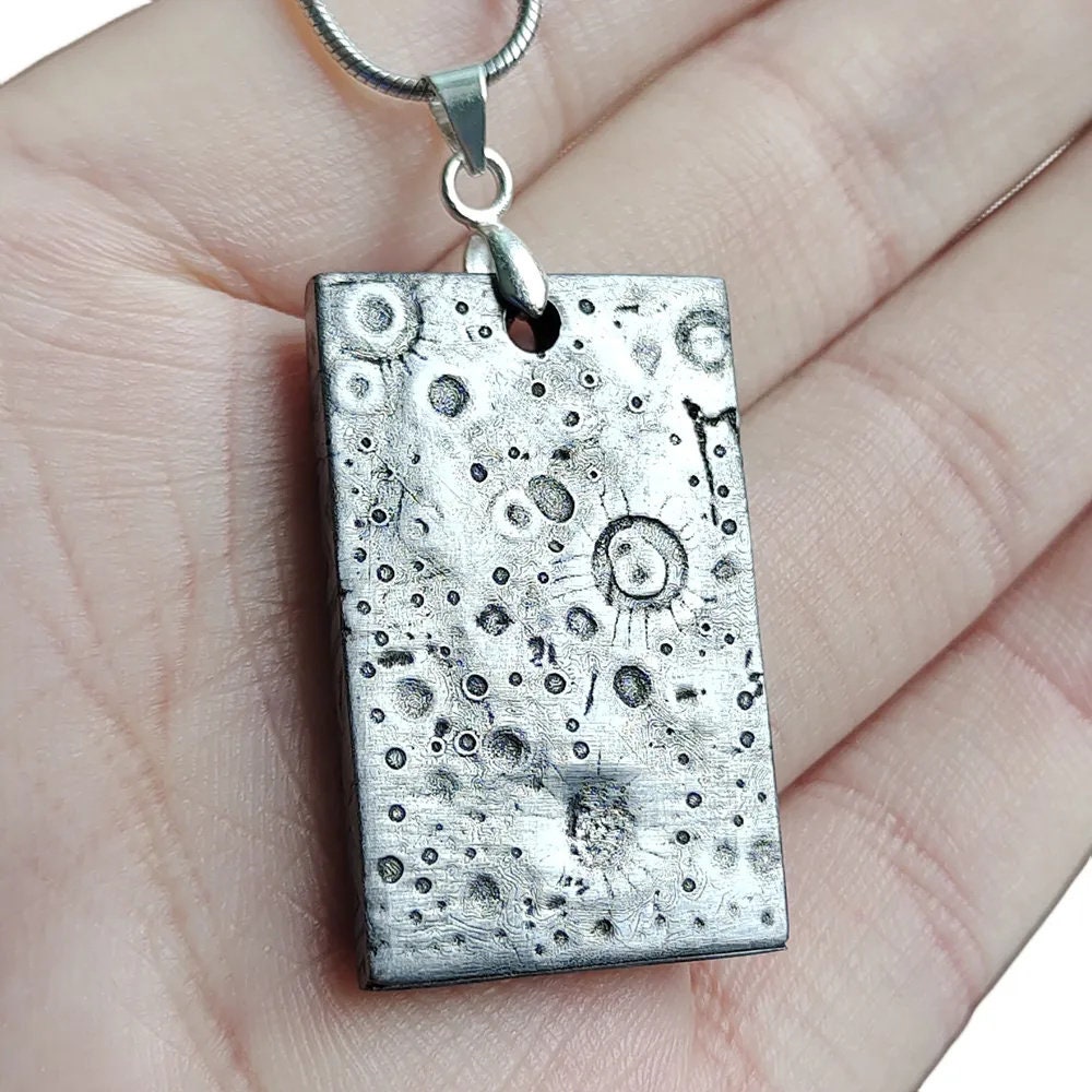 Muonionalusta Iron Meteorite Pendant ,meteorite Pendant Iron Meteorite ...