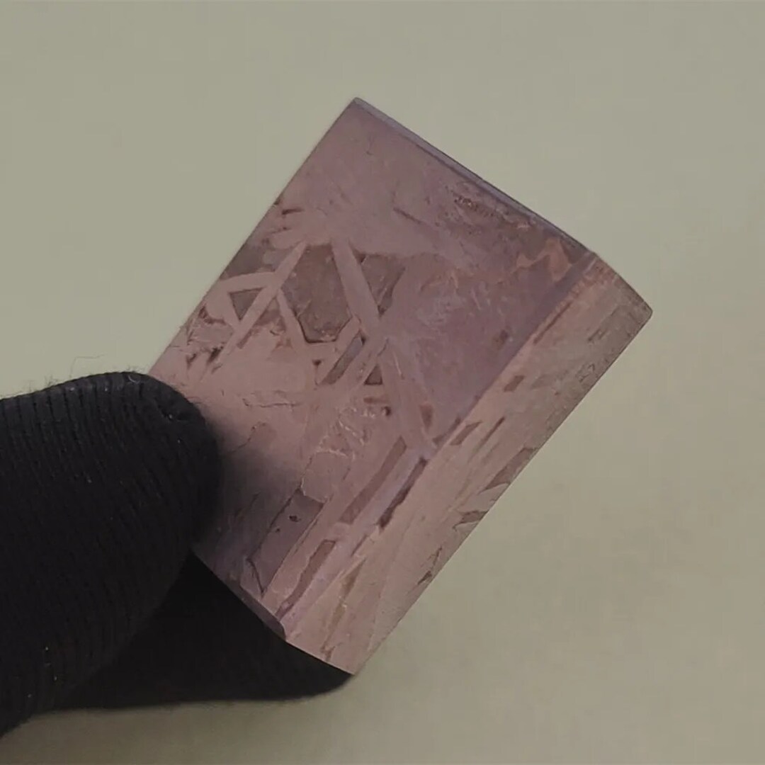 24.3G Iron Meteorite Slice Muonionalusta Natural Meteorite Material ...