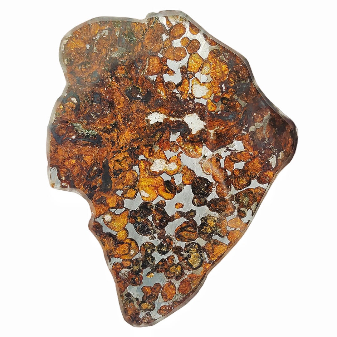 62.5g Pallasite Meteorite Slice From Kenya Qa131 - Etsy