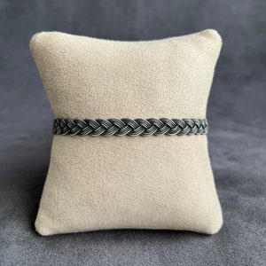 Hand Braided Twisted Sami Jewels Bracelet, Woven Silver Turkish Jewelry ...