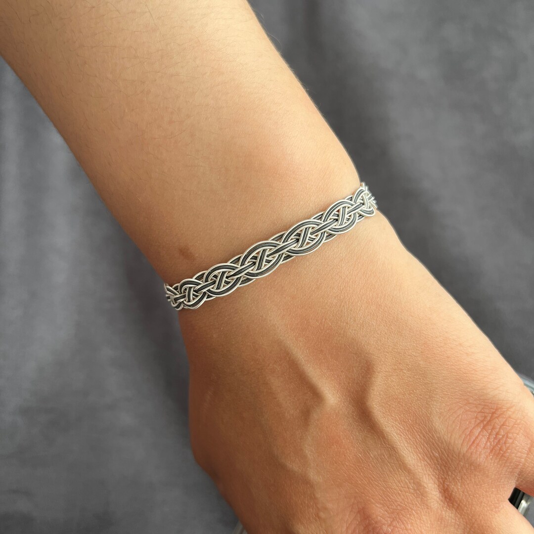 Unique Silver Sami Twisted Jewelry, Woven & Braided Bracelets, Double ...