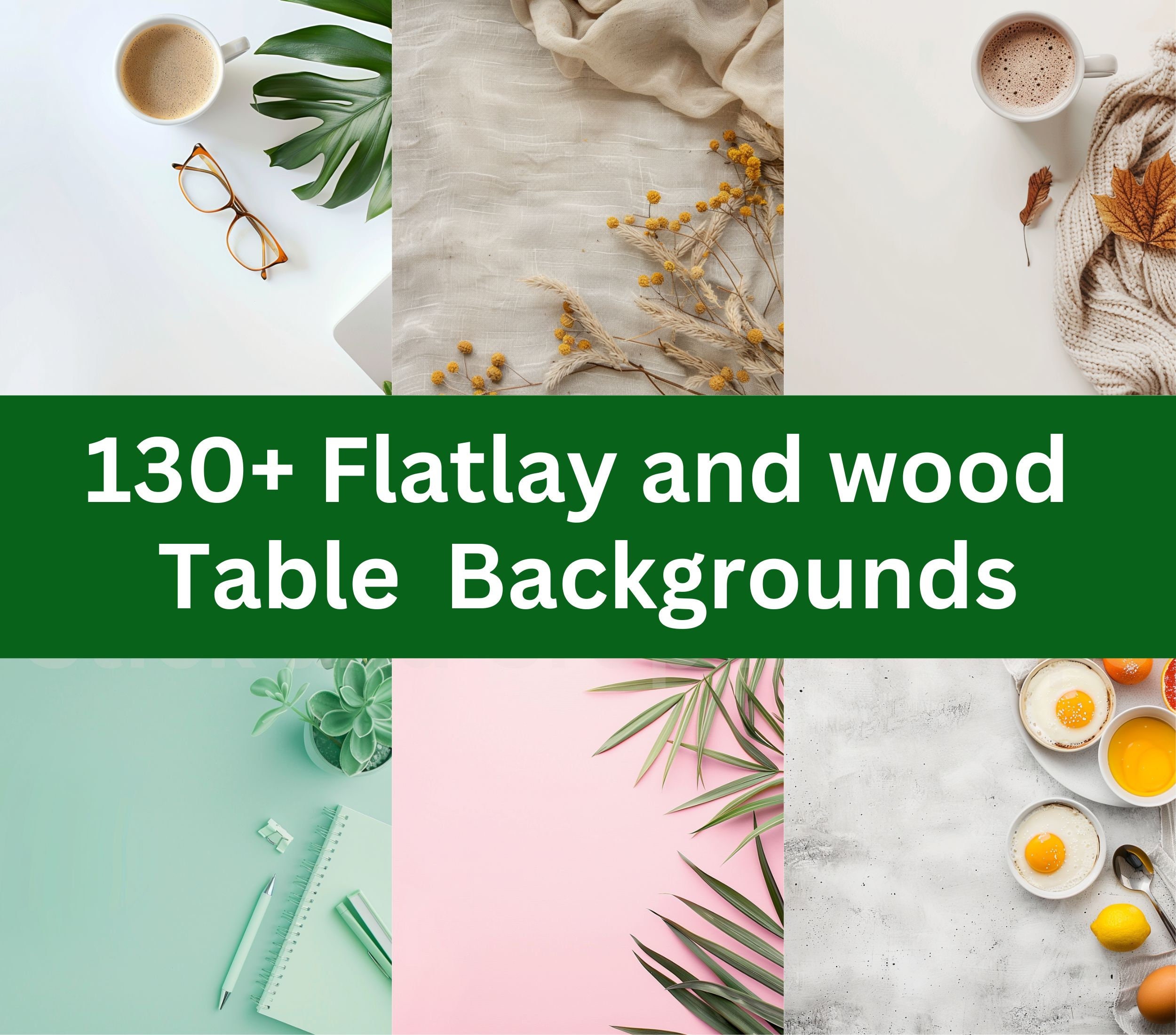 Flat Lay Mockup Bundle: 130+ Table Backgrounds (digital Download) - Etsy