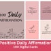 Positive Daily Affirmation Cards, Affirmation Cards Digital Deck ...