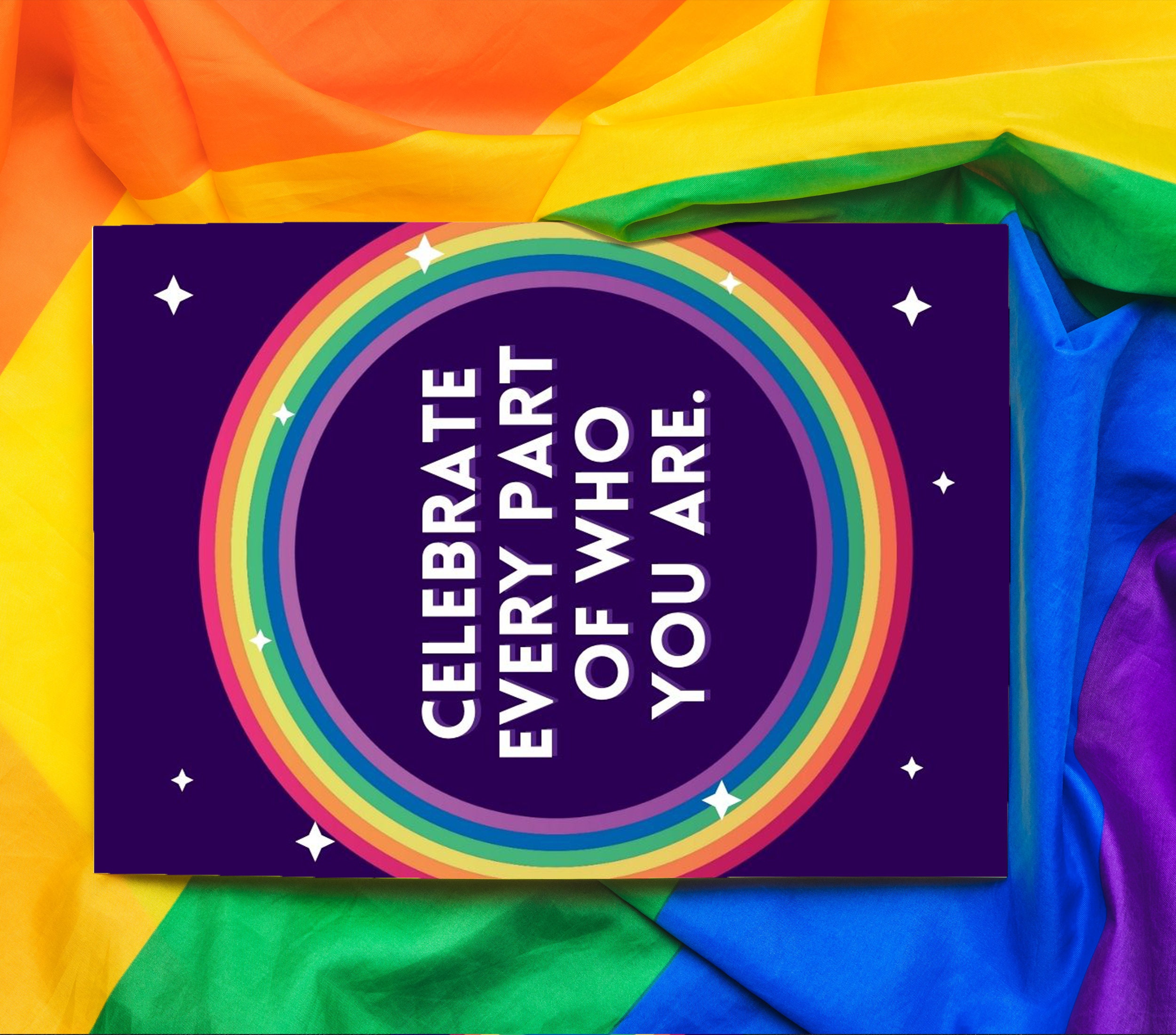 LGBTQ Affirmation Digital Cards, Rainbow Pride Empowerment, Inclusivity ...