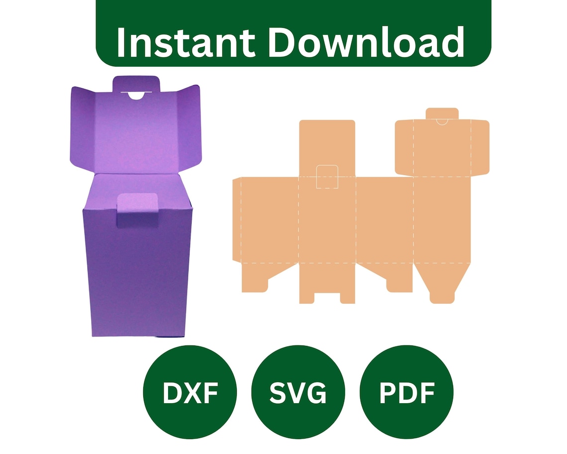 Shipping Box, Classic Box Template, Packaging Box, Classic Box, Storage ...