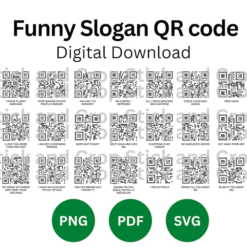 Funny Qr Codes to Scan - Etsy UK