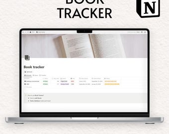 Notion Book Tracker Template | Reading Dashboard | Reading Journal - Etsy