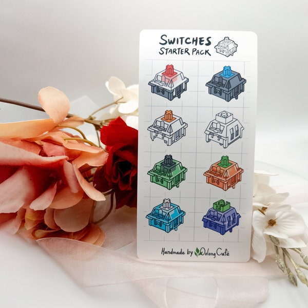 Keyboard Stickers - Etsy