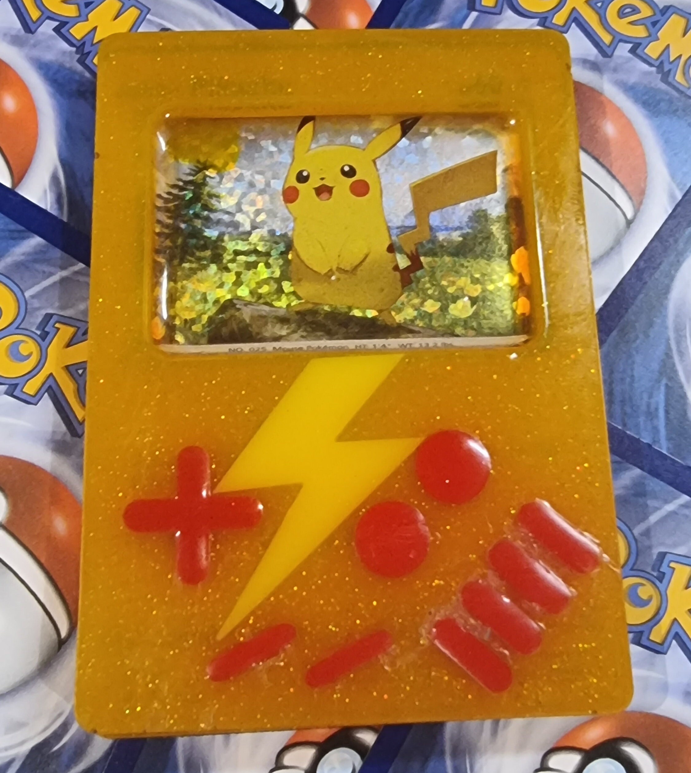 Pokemon Card in Gameboy Style Display Pokemon Resin Display Game ...