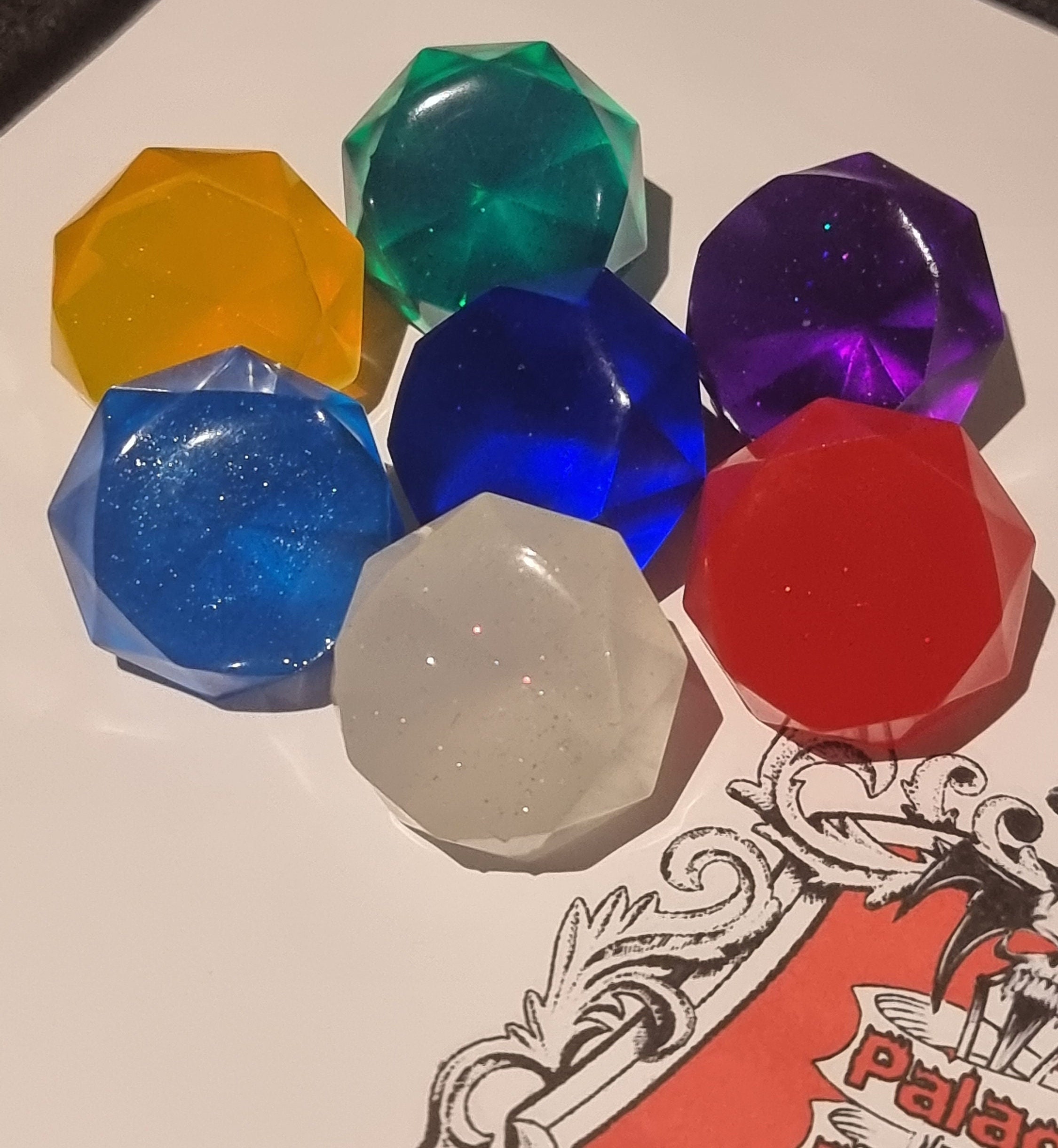 Chaos Emeralds Handmade Inspired by the Infamous Sonic the Hedgehog ...