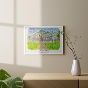 New Home Gift Print, Housewarming Gift, Digital Download, Our First ...