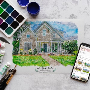 New Home Gift Print, Housewarming Gift, Digital Download, Our First ...