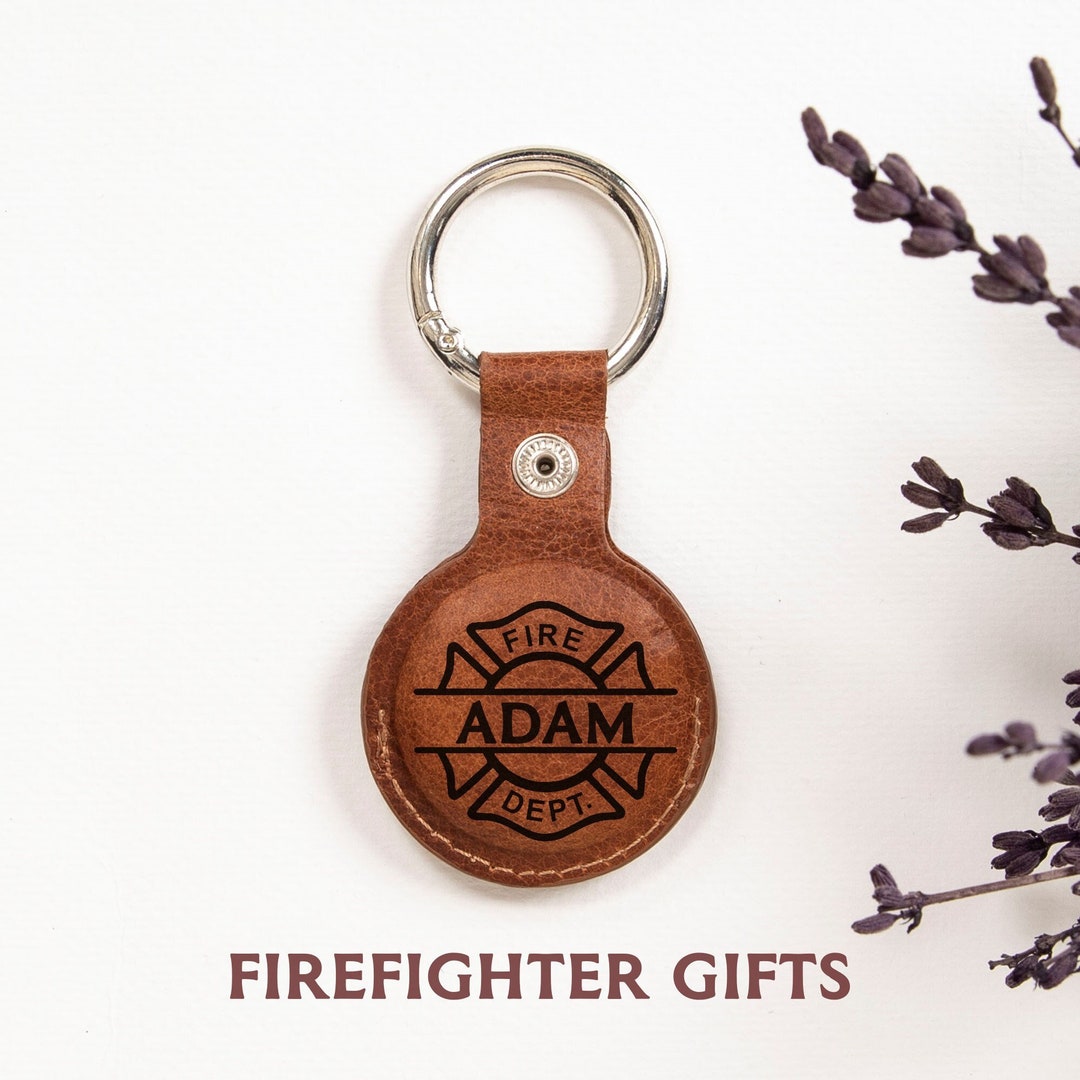 Personalized Firefighter Keychain Men's Gifts, Firefighter Graduation ...