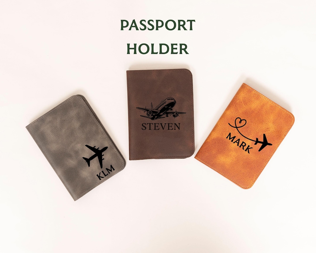Personalized Passport Holder for Cabin Crew, Flight Attendant Passport ...