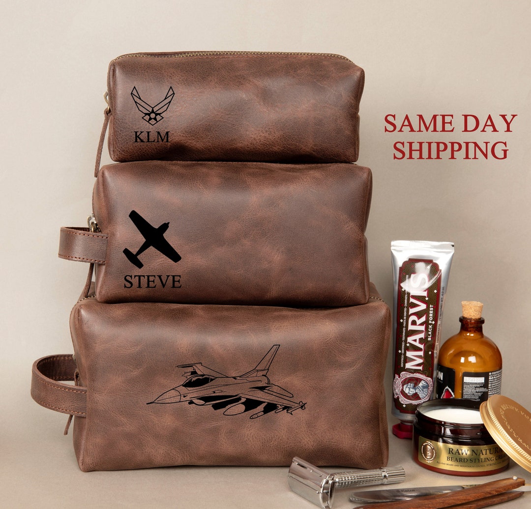 Personalized Pilot Dopp Kit Custom Air Force Staff Gift - Etsy