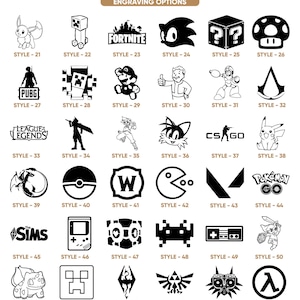 Personalized Gamer Monogram Gift, Leather Wallet Men, Best Gamer Gift ...