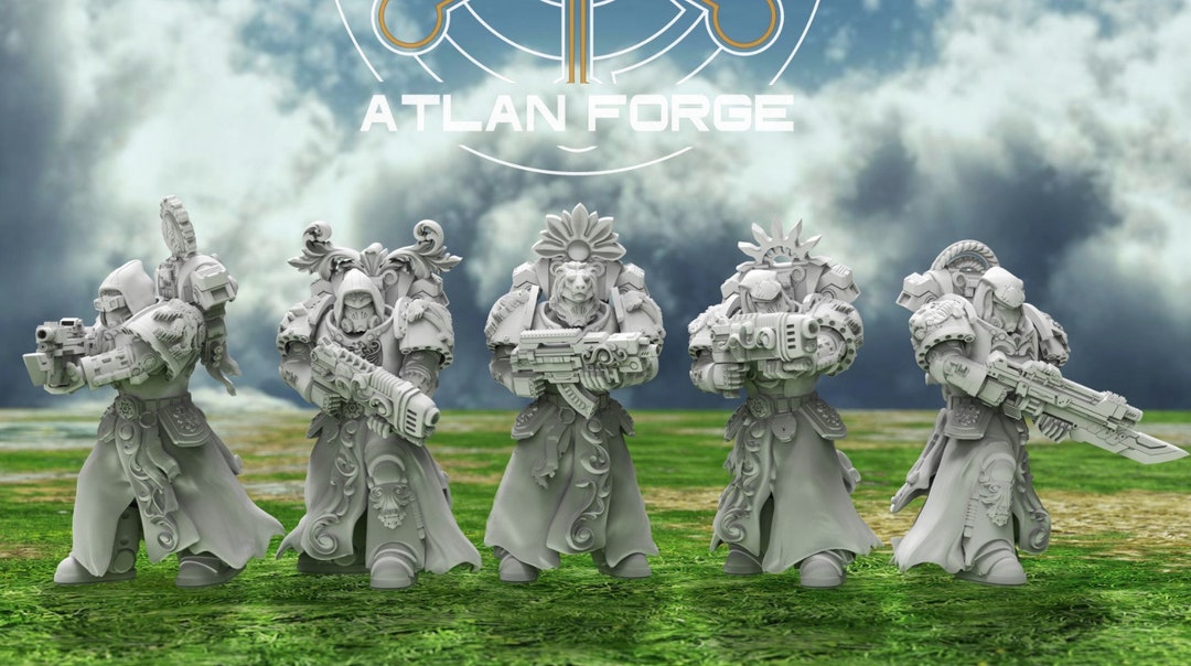 Angelic Guardians of ATLAN FORGE Compatible With Wargames - Etsy