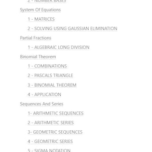 Maths Advanced Higher SQA Study Notes - Etsy