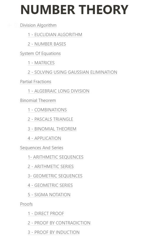 Maths Advanced Higher SQA Study Notes - Etsy