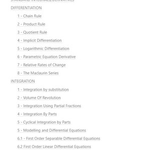 Maths Advanced Higher SQA Study Notes - Etsy