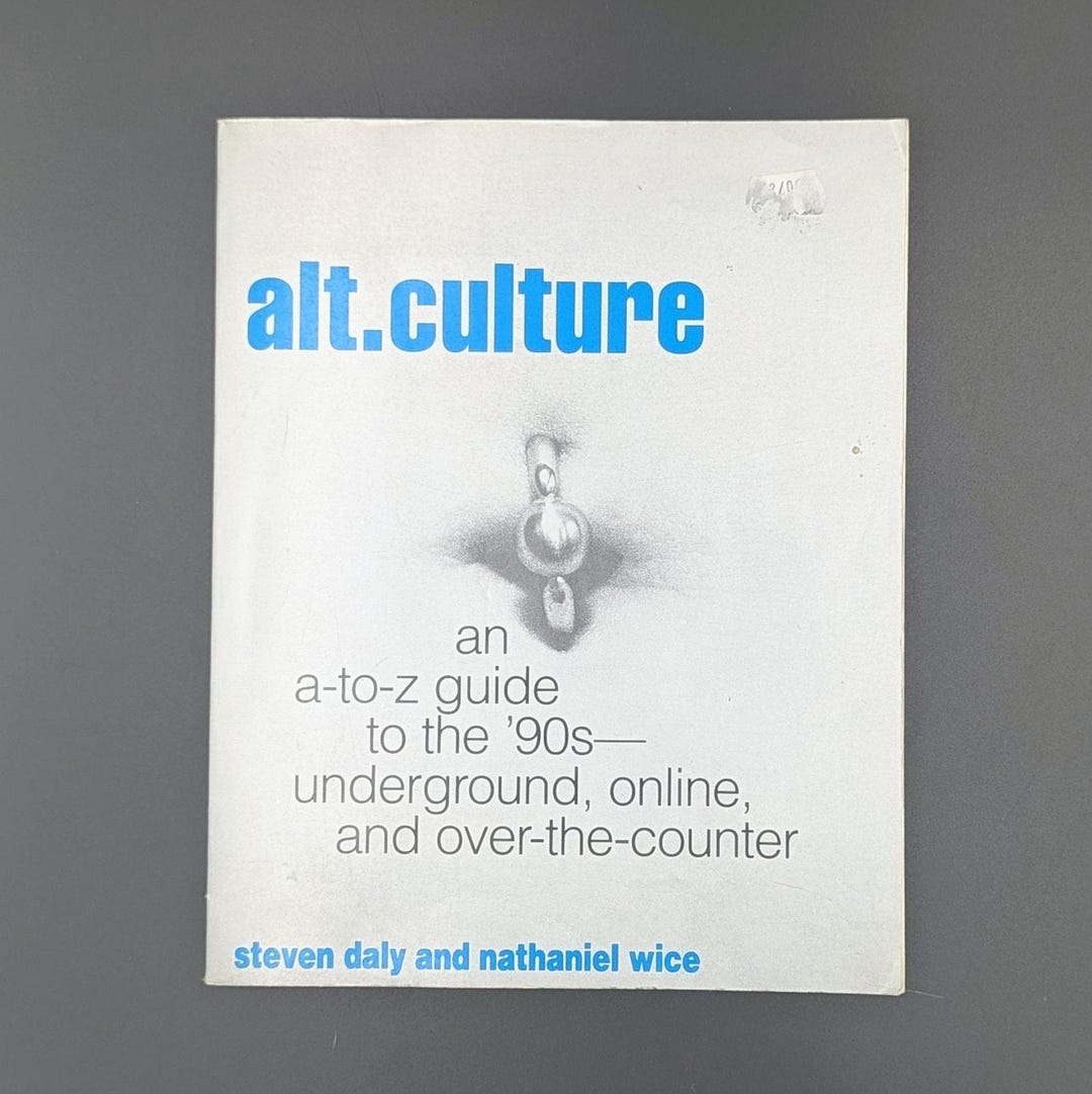 Alt.culture — an A-to-z Guide to the ’90s - Etsy