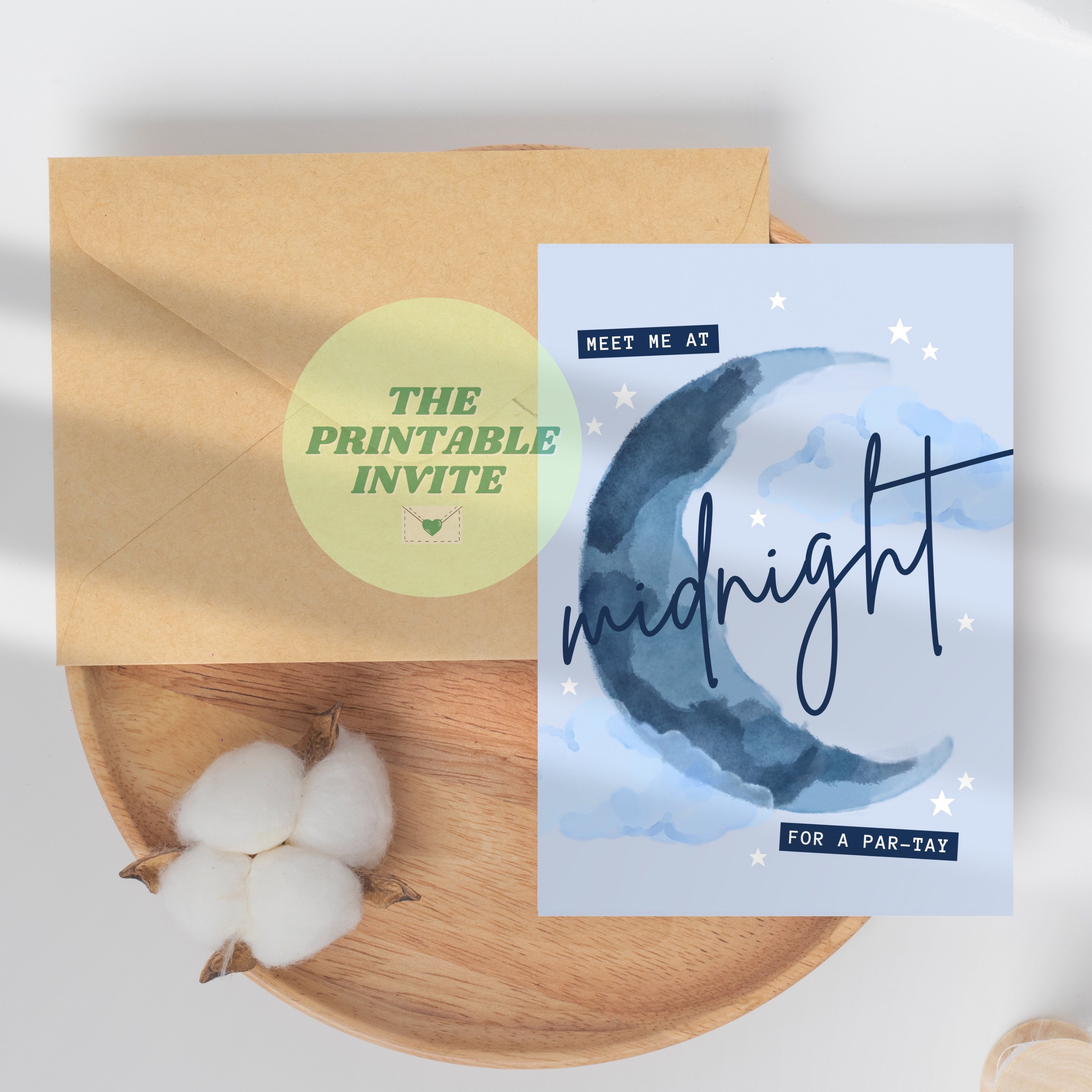 Midnight Taylor Swift Birthday Party Invitation Canva - Etsy