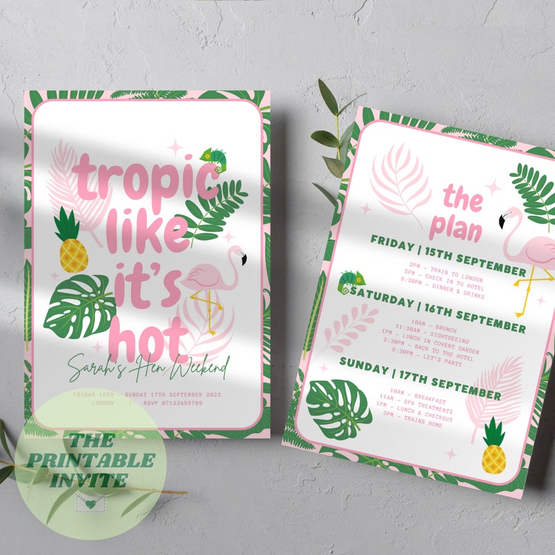 Tropic Like Its Hot Bachelorette - Etsy