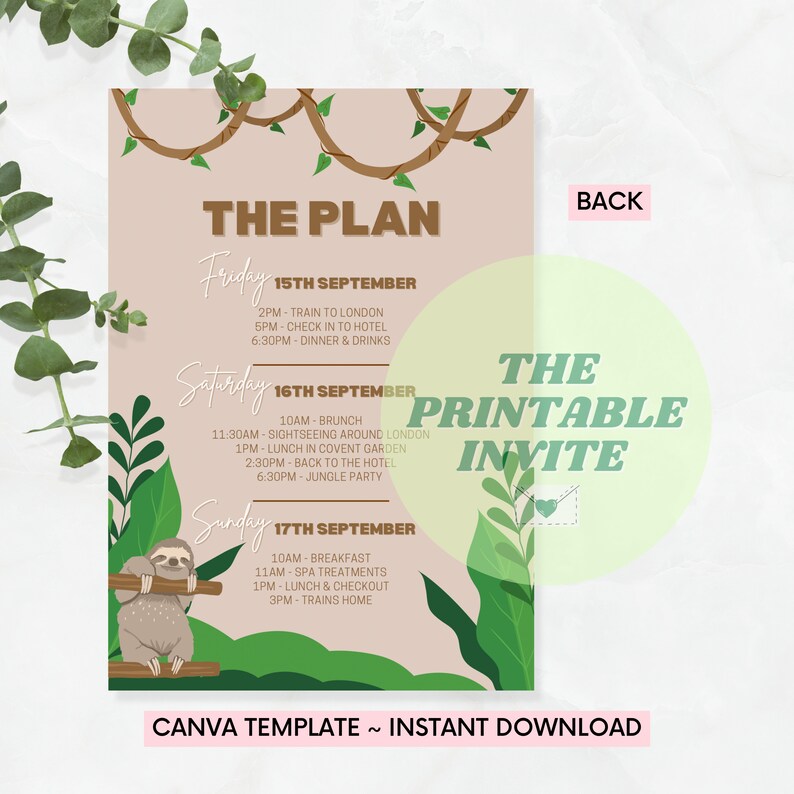 Last Rumble in the Jungle Hen Bachelorette Party Invitation - Etsy