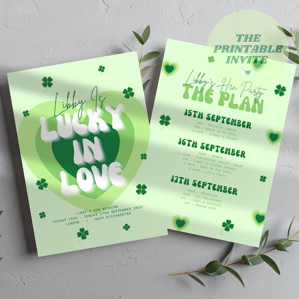 Lucky in Love - Etsy