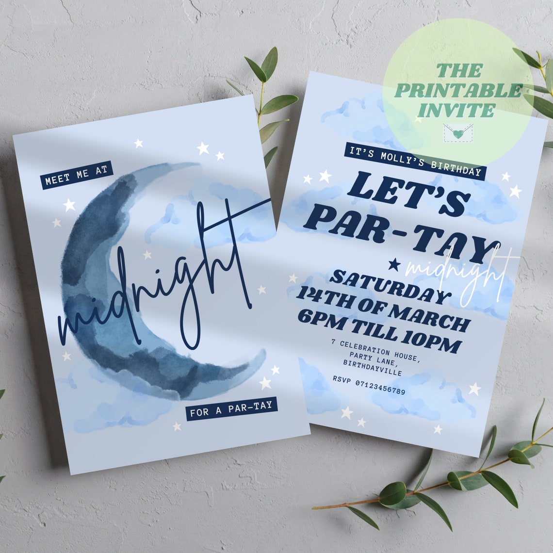 Midnight Taylor Swift Birthday Party Invitation Canva - Etsy