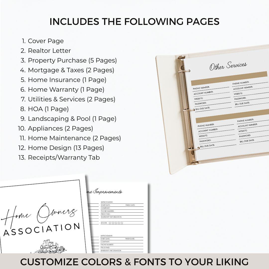 Homeowners Book of Records | Real Estate Buyer Marketing | Bienes ...