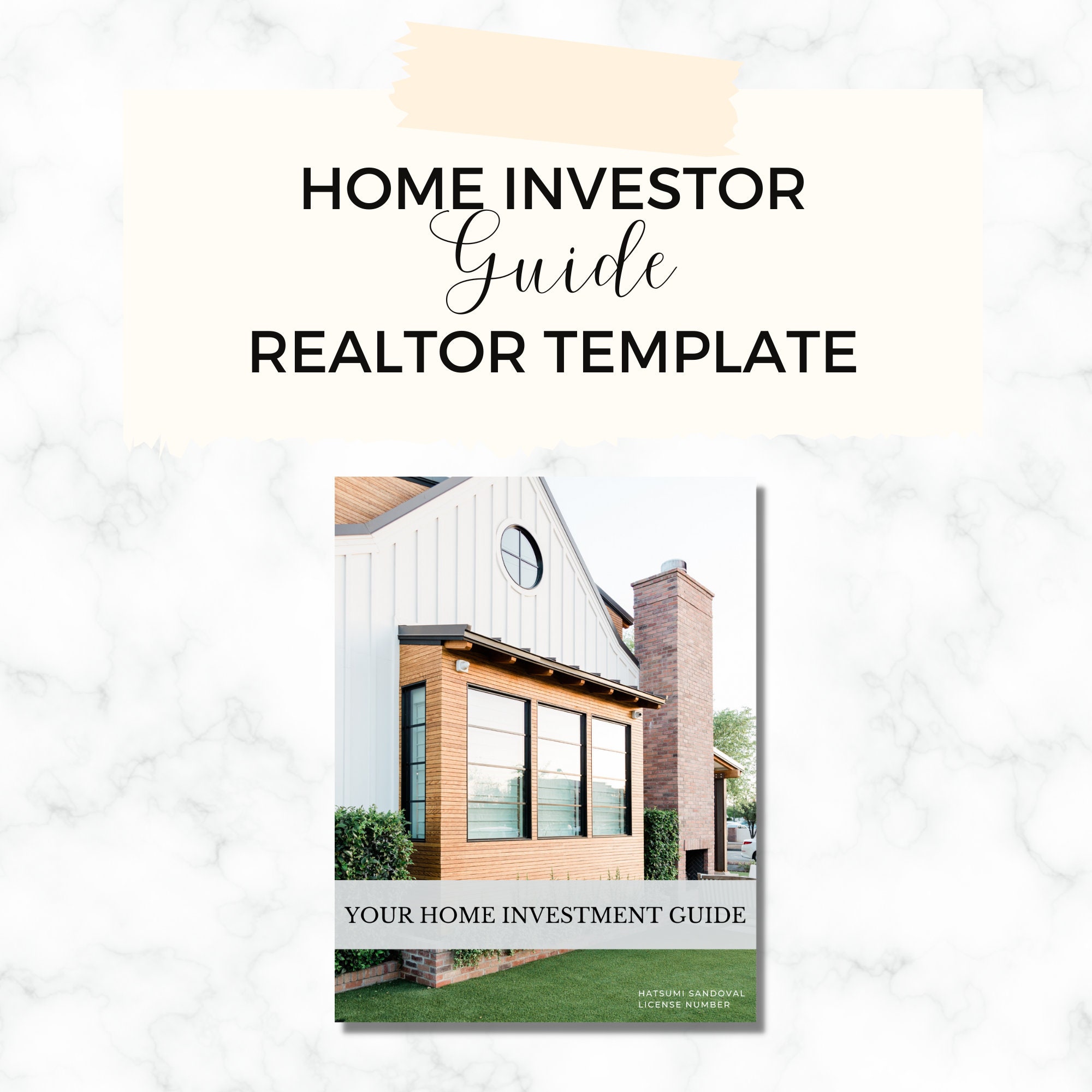 Home Investor Guide Template for Realtors Editable Canva - Etsy