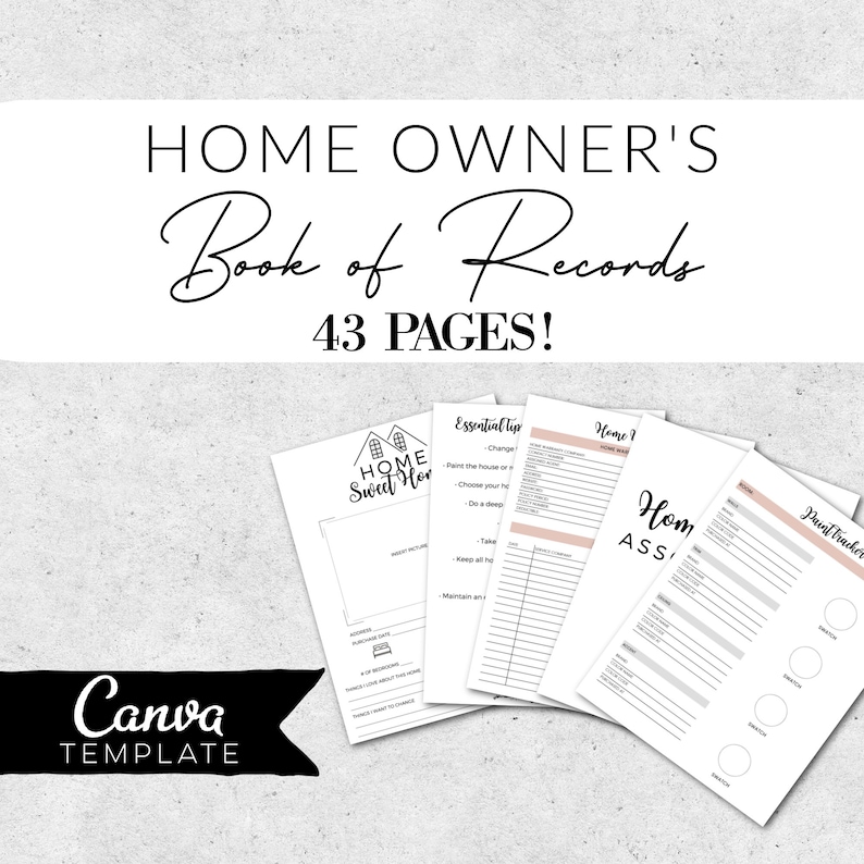 Homeowners Book of Records | Real Estate Buyer Marketing | Bienes ...