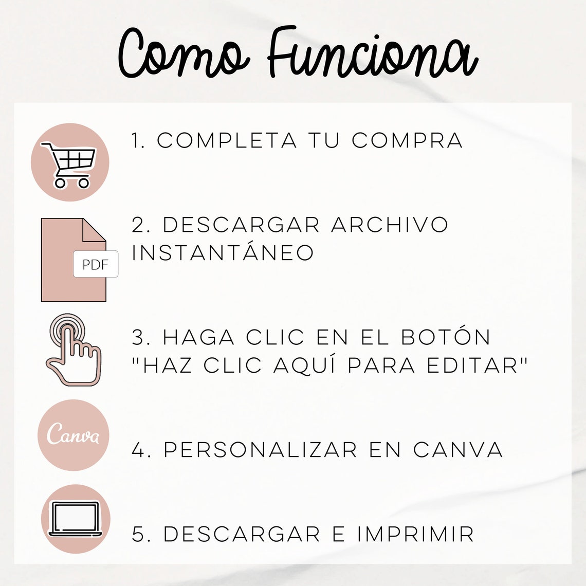 Spanish & English Vision Board Printable Vision Board Digital Vision ...