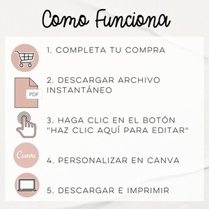 Spanish & English Vision Board Printable Vision Board Digital Vision ...