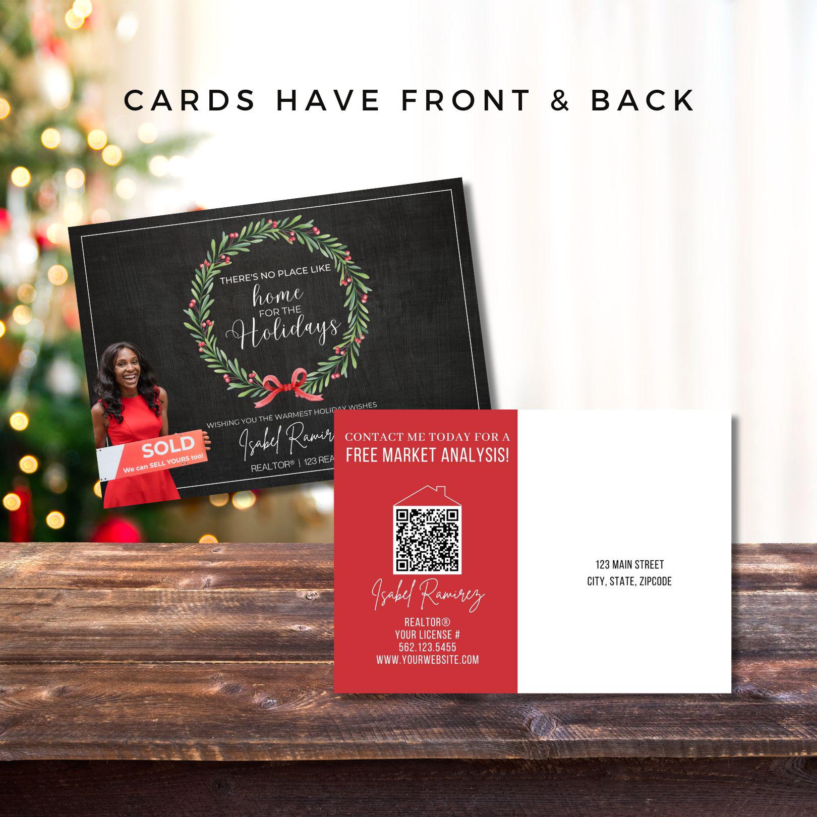Set of 12 Realtor Holiday Cards | Real Estate Marketing | Canva ...
