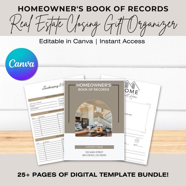 Homeowners Book of Records | Real Estate Buyer Marketing | Bienes ...
