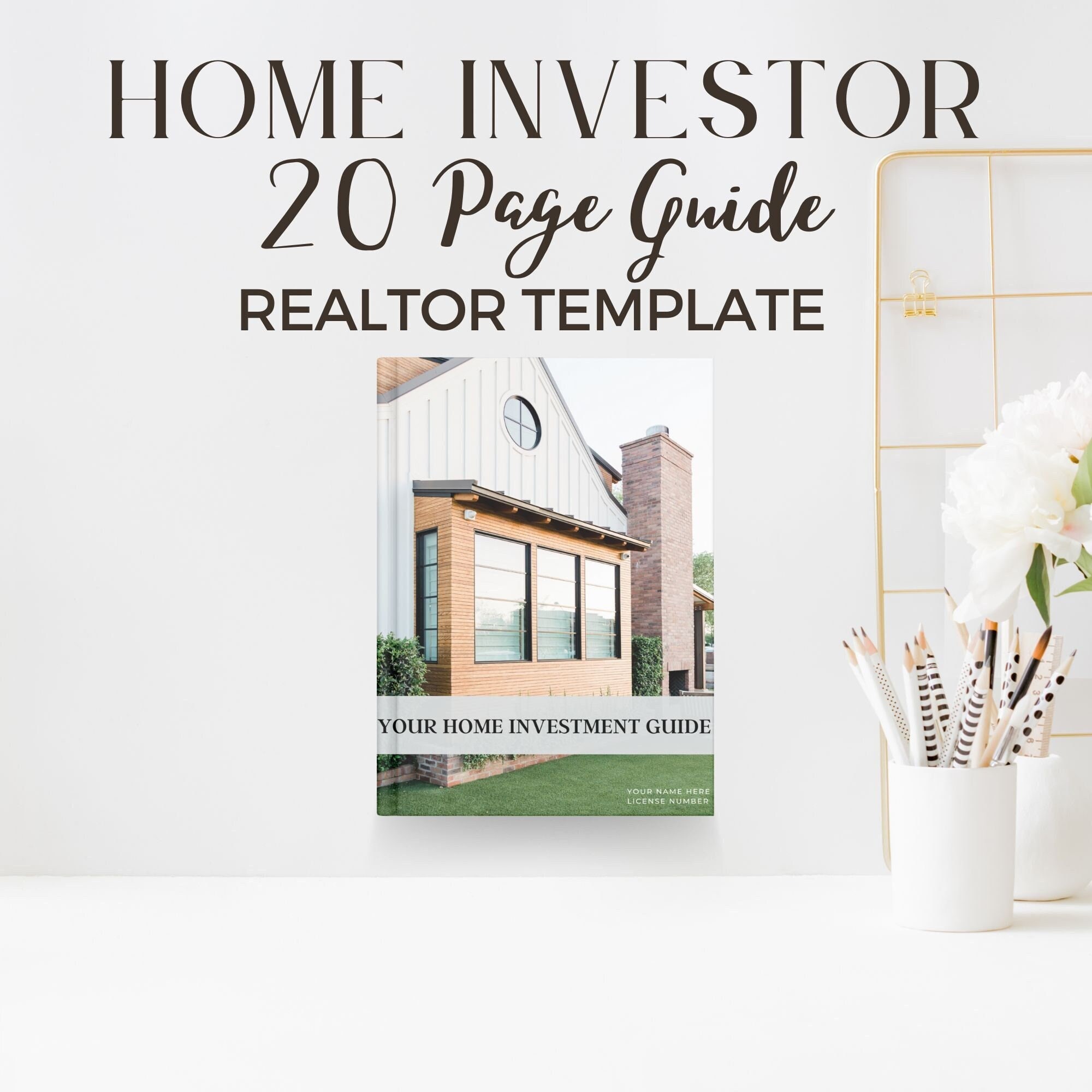 Home Investor Guide Template for Realtors | Editable Canva Template - Etsy