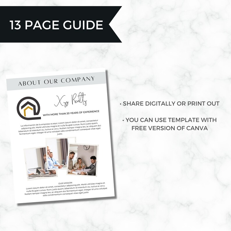 Home Investor Guide Template for Realtors Editable Canva Template - Etsy