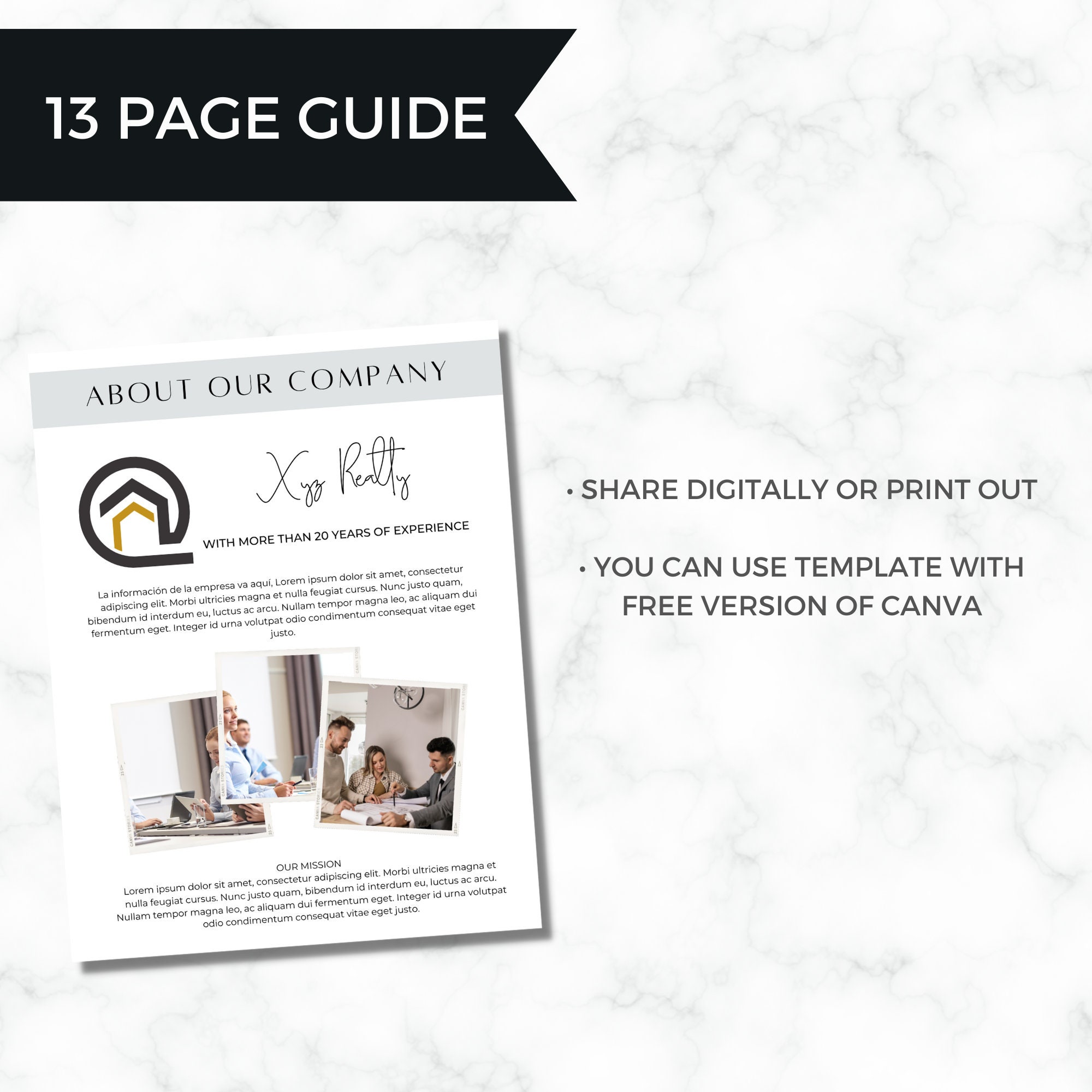 Home Investor Guide Template for Realtors Editable Canva - Etsy