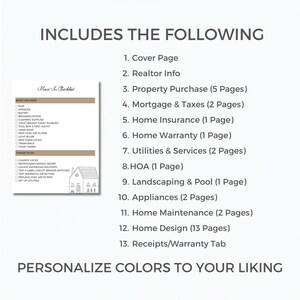 Homeowners Book of Records Real Estate Buyer Marketing Bienes Raices ...
